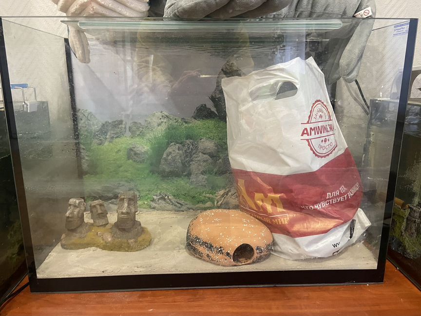 Аквариум террариум 100л