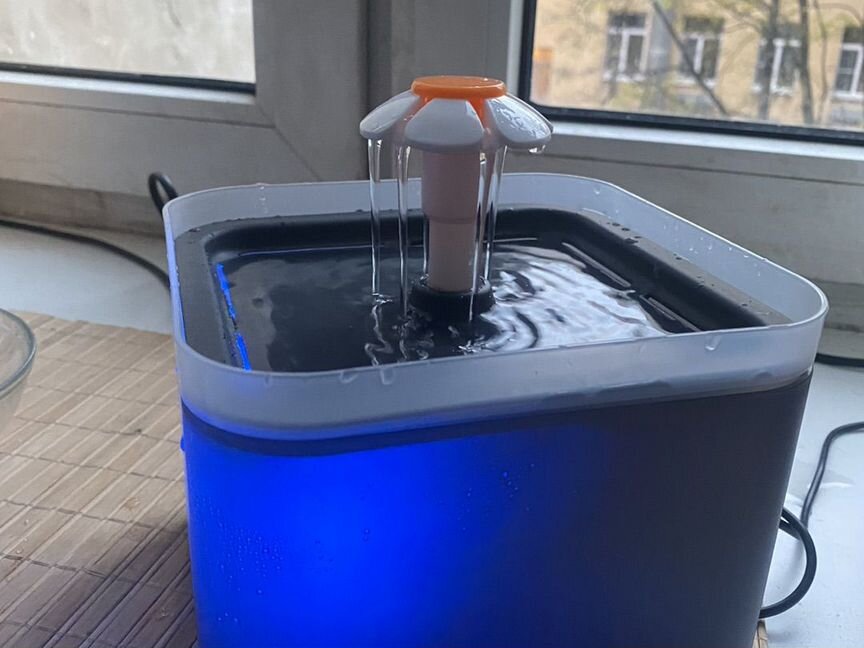 Автоматическая поилка для кошек