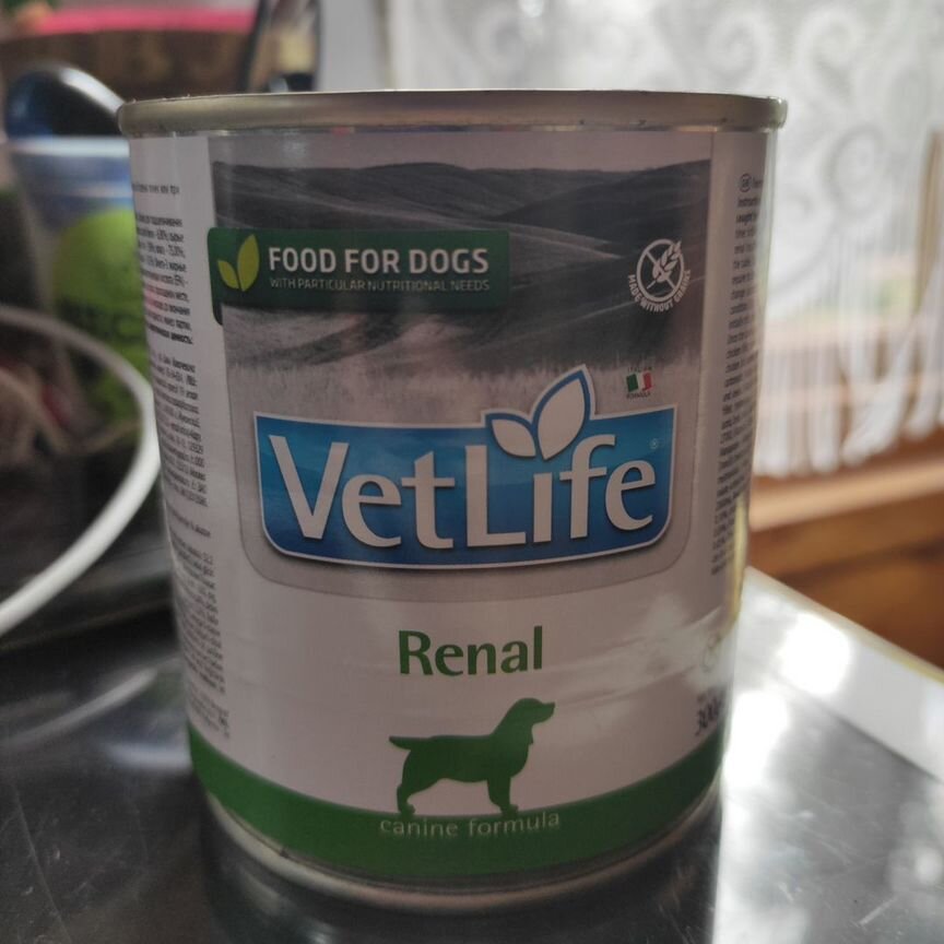 Лечебное питание для собак VetLife Renal,14 штук
