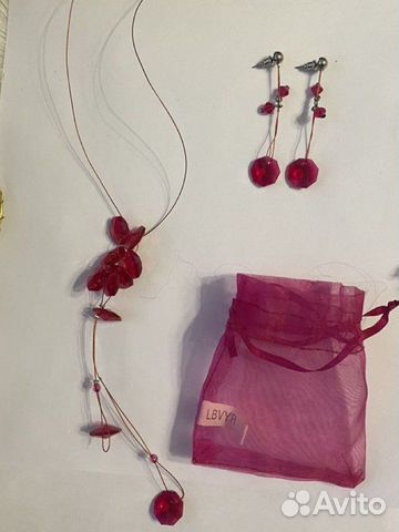 Комплект ожерелье+серьги lbvyr купить в Москве | Личные вещи | Авито