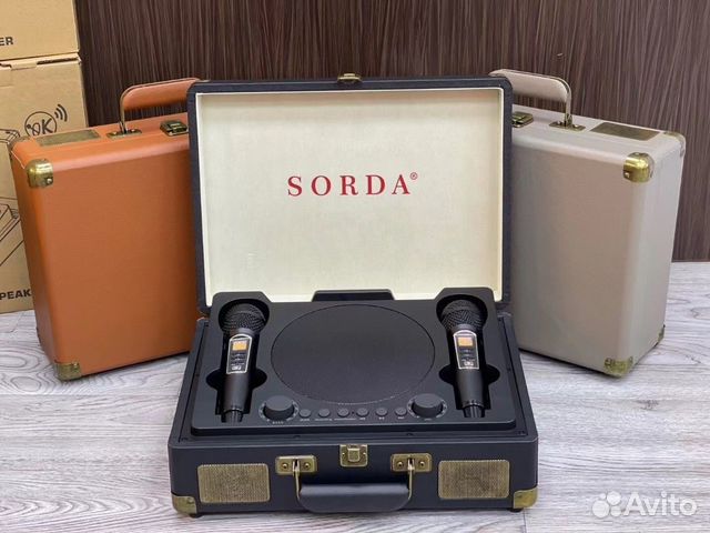 Караоке система колонка с двумя микрофонами sorda купить в Москве ...