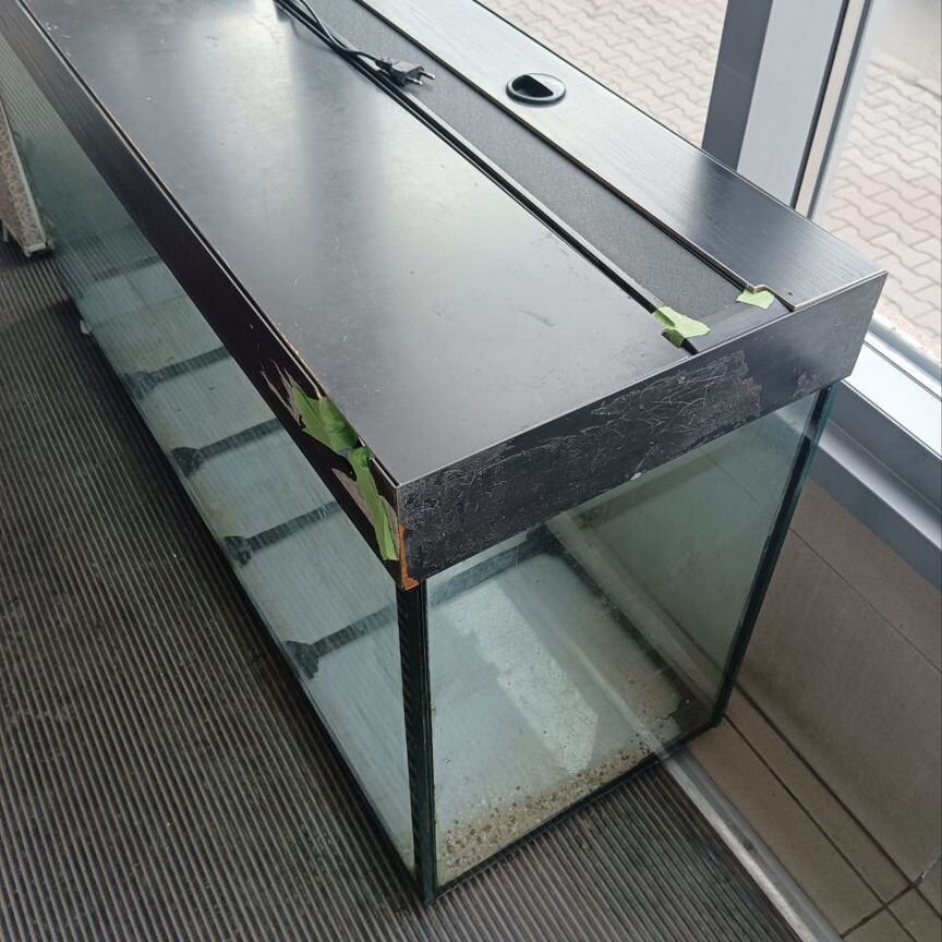 Аквариум без тумбы 288 литров 120*60*40 б/у