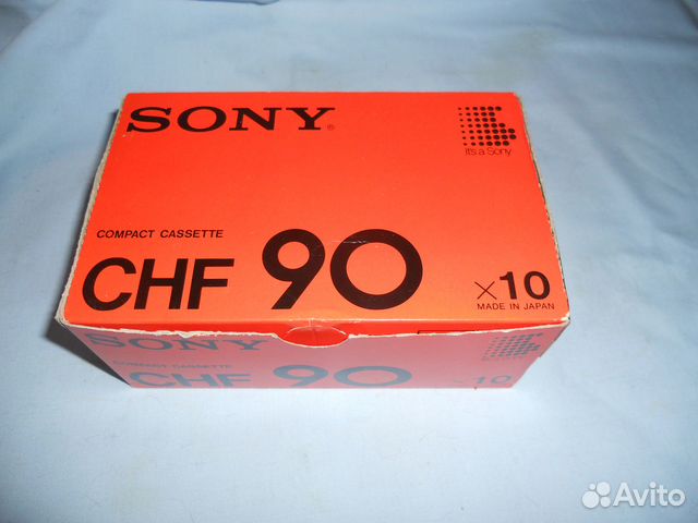 Аудиокассета sony CHF 90 купить в Москве | Электроника | Авито