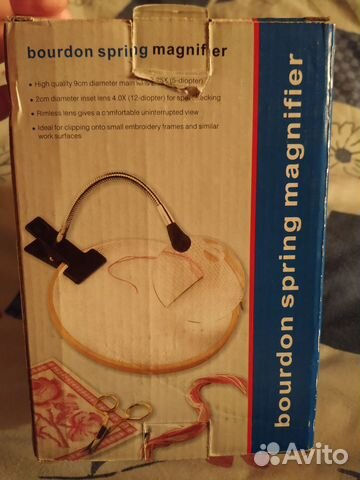 Лупа на прищепке bourdon spring magnifer купить в Москве | Хобби и ...