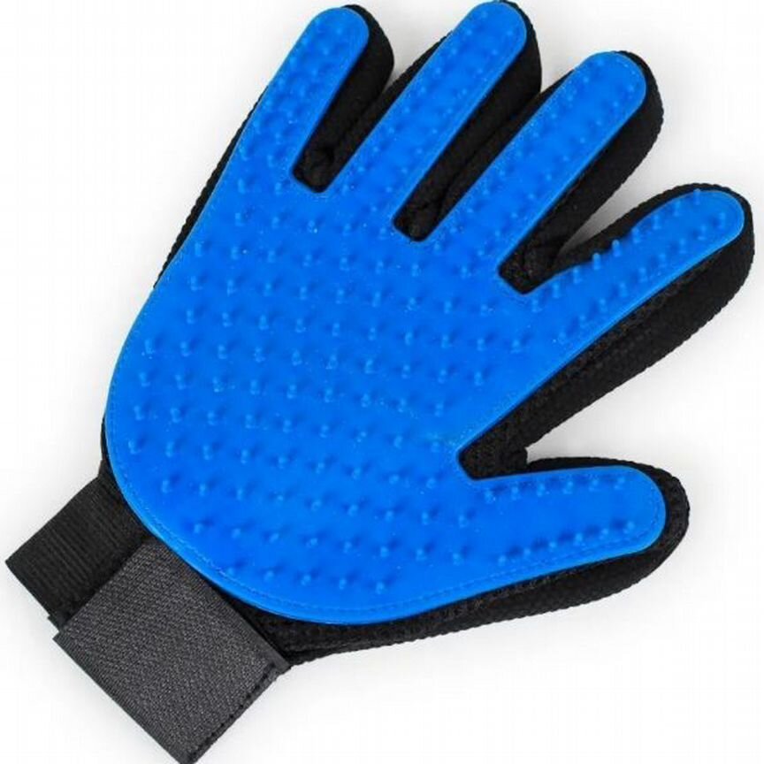 Перчатка для вычесывания шерсти у собак и кошек