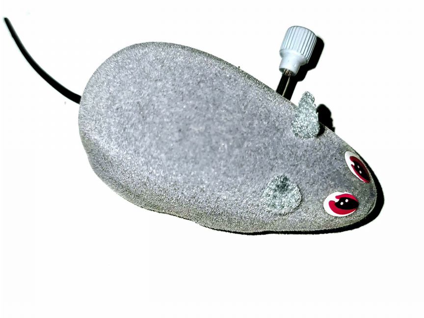 Игрушка для кошек интерактивная мышка заводная