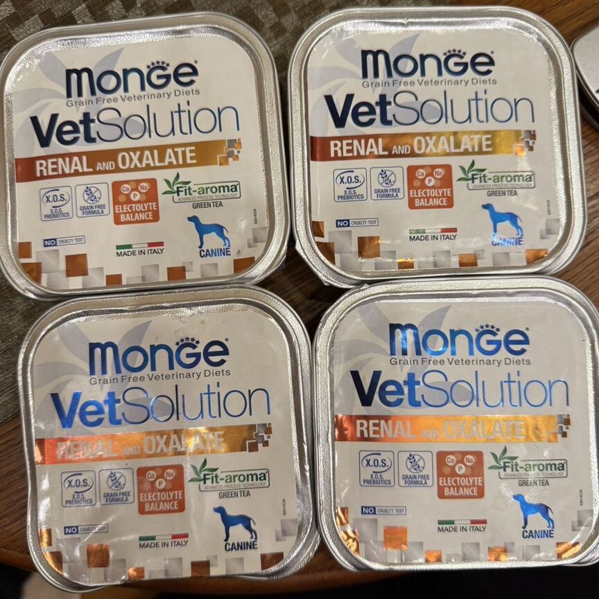 Влажный корм для собак monge renal oxalate