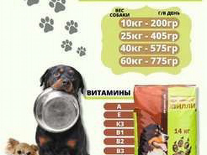 Корм для собак дилли