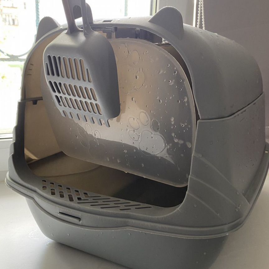 Закрытый лоток для кошек бу