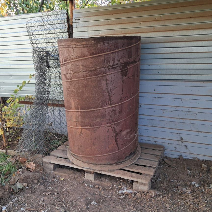 Бочка металлическая под зерно 500л