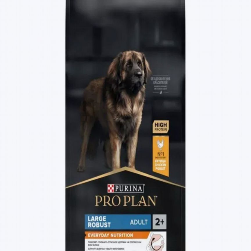 PRO plan для собак сухой 14кг Adult Large Robust