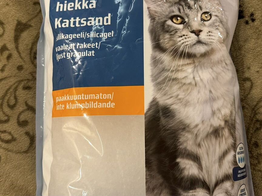 Наполнитель для кошачьего туалета силикагель