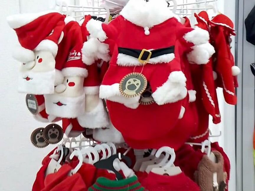 Новогодние костюмы для собак