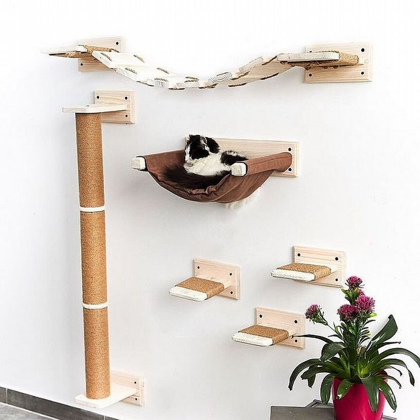 Игровой настенный комплекс для кошек