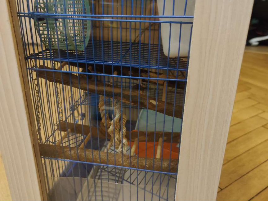 Клетка для грызунов трехэтажная