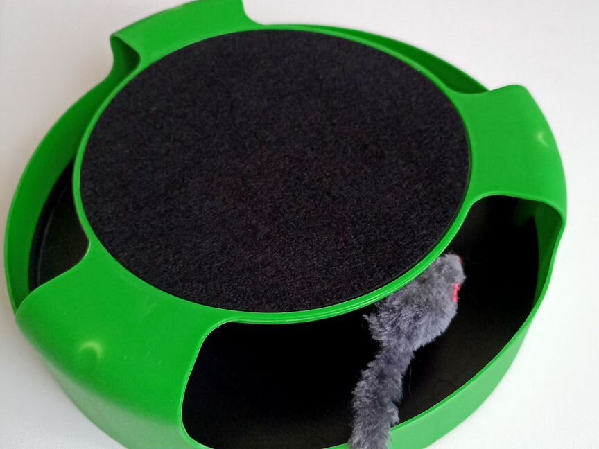 Когтедралка когтеточка для кошки игрушка с мышкой