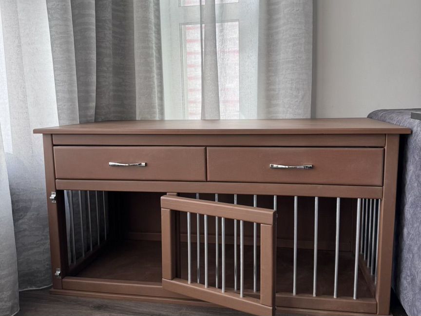 Клетка вольер для собак с тумбой