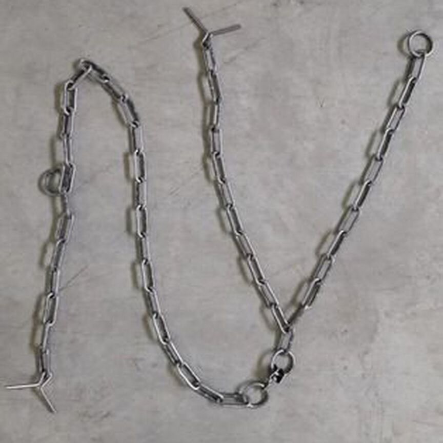 Цепь для привязи скота 3-х концевая 6мм