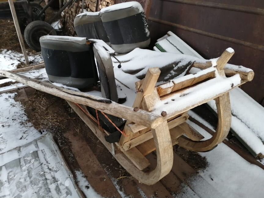 Сани телега для лошади