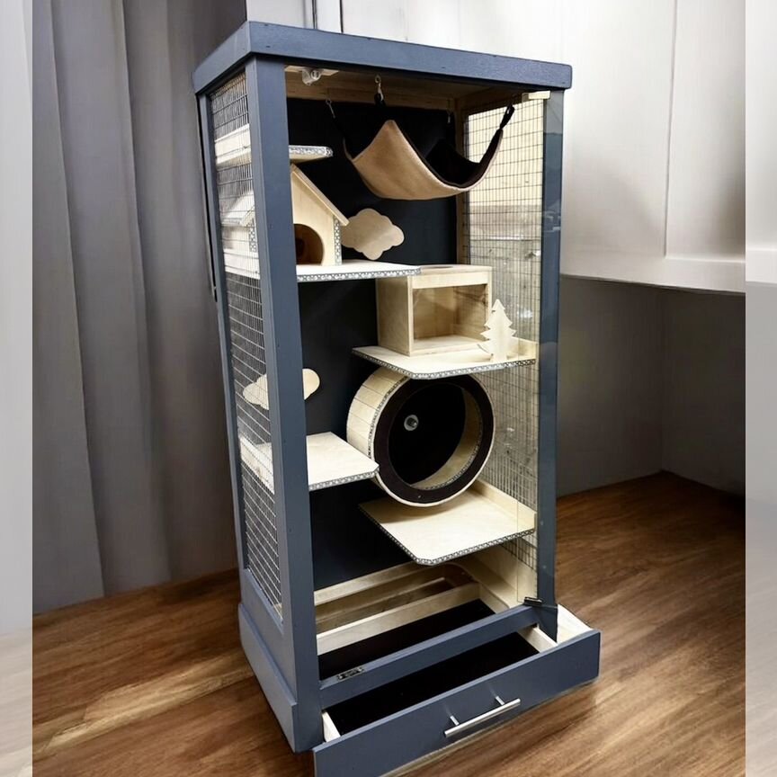 Витрина клетка для шиншилл 120 см