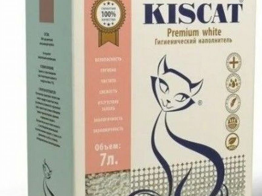 Наполнитель полигелевый kiscat, 7л