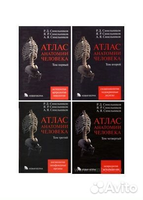 Атлас Анатомии Человека. В 4х томах. Авторы: Р.Д Синельников,... купить ...