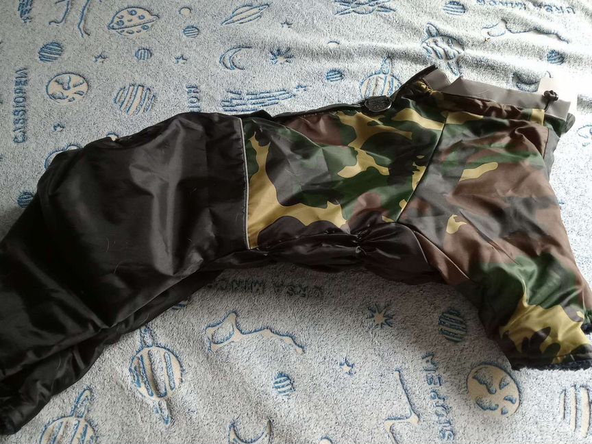 Комбинезон для собак зимний хаки