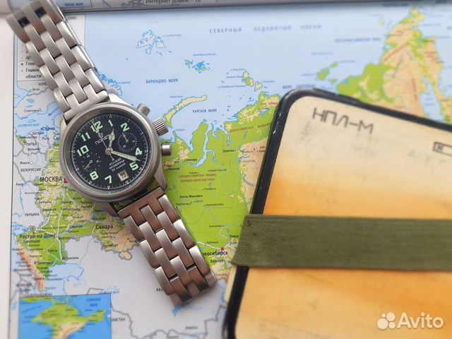 Часы Полет 3133. Хронограф в милитари стиле 10 атм купить в Туле ...