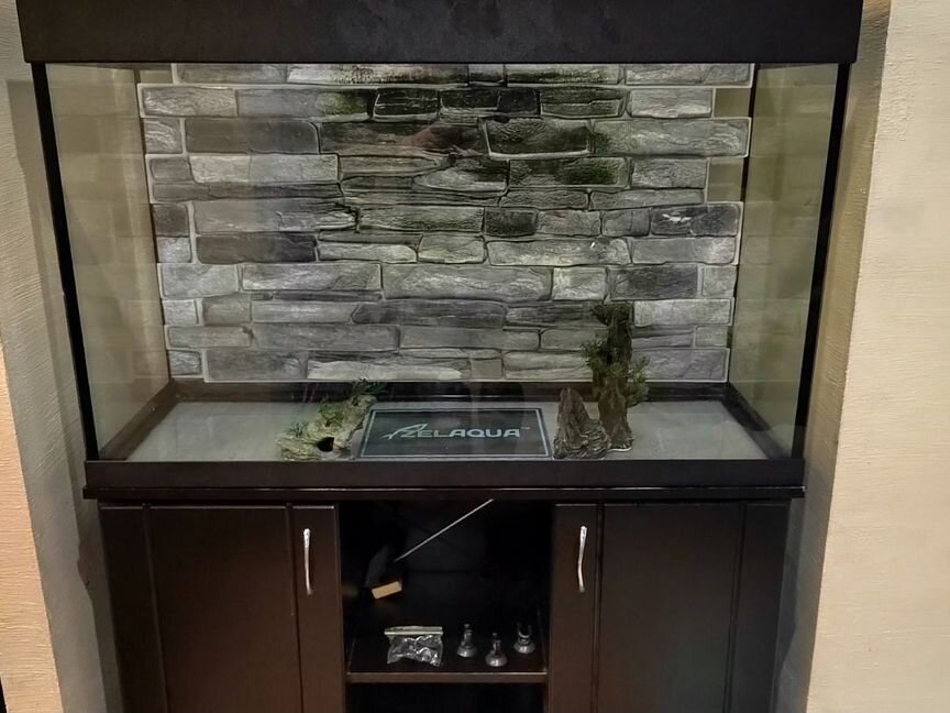 Аквариум с тумбой 250 л. zelaqua + комплектующие