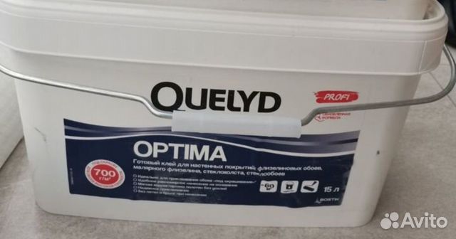 Клей для стеклообоев quelyd optima 15 л купить в Санкт-Петербурге | Товары для дома и дачи | Авито
