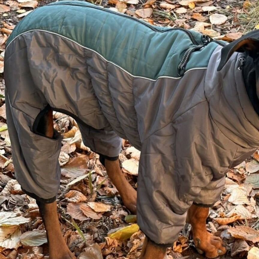 Зимний комбинезон для крупных собак