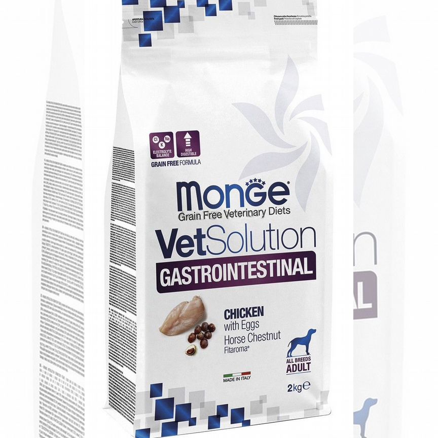 Корм Monge VetSolution Gastrointestinal 12 кг
