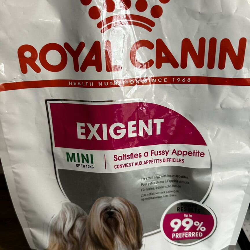 Сухой корм royal canin exigent для собак
