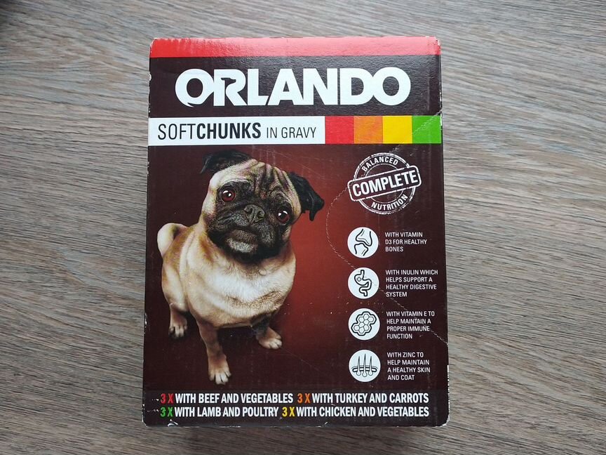 Корм для собак в пакетиках Очень вкусный