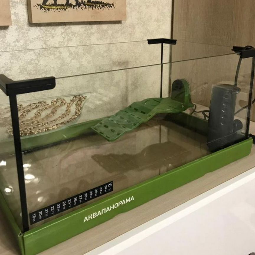 Аквариум для черепахи 35 литров