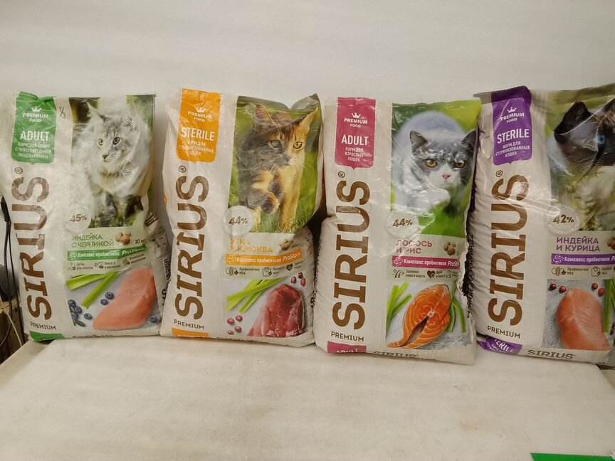 Корм для кошек Blitz sirius Florida karmy Royal