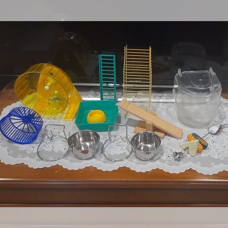 Полный набор аксессуаров для хомячка