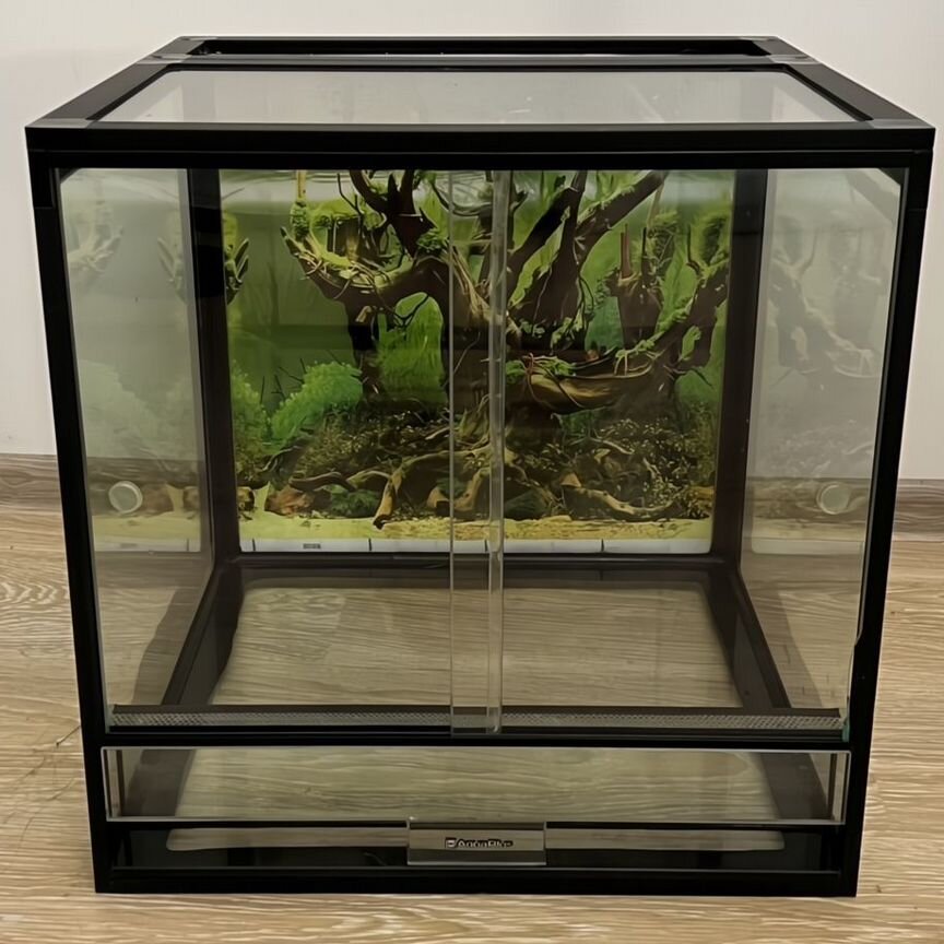 Террариум для рептилий 45*45*45см