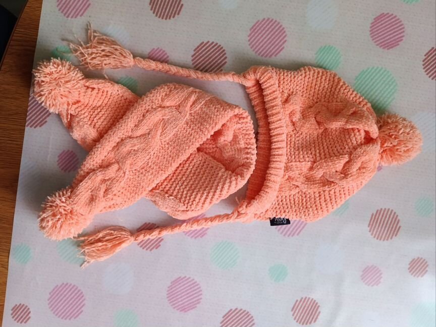 Шапка и шарфик для собак