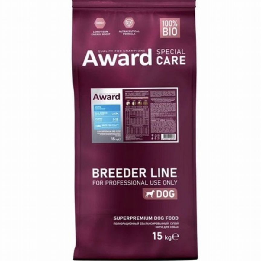 Корм для собак award 15 кг