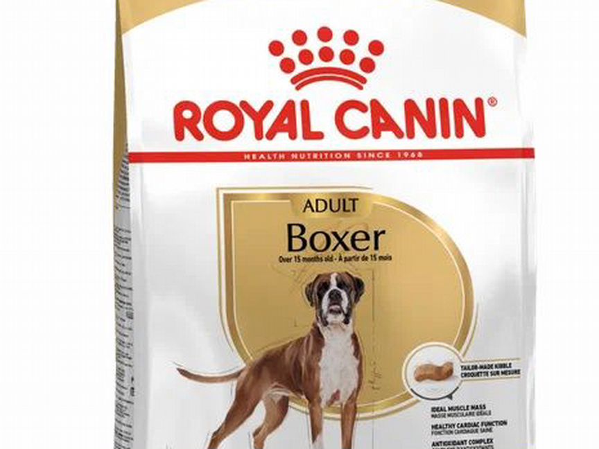 Корм Royal Canin для взрослого боксера с 15 месяце