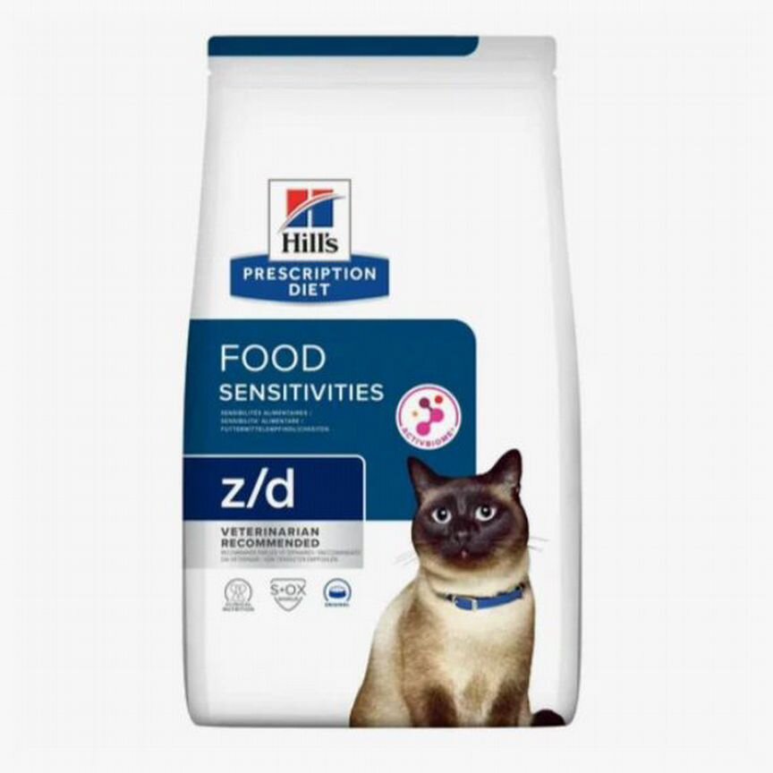 Сухой Hills z/d Food Sensitivity для кошек 3 кг