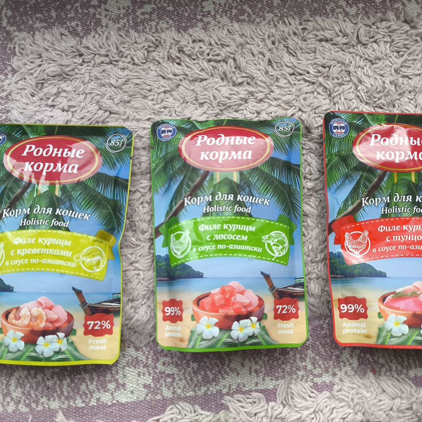 Влажный корм для кошек «Родные корма»