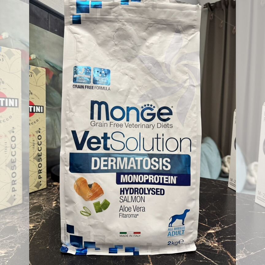 Сухой корм для собак monge vetsolution dermatosis