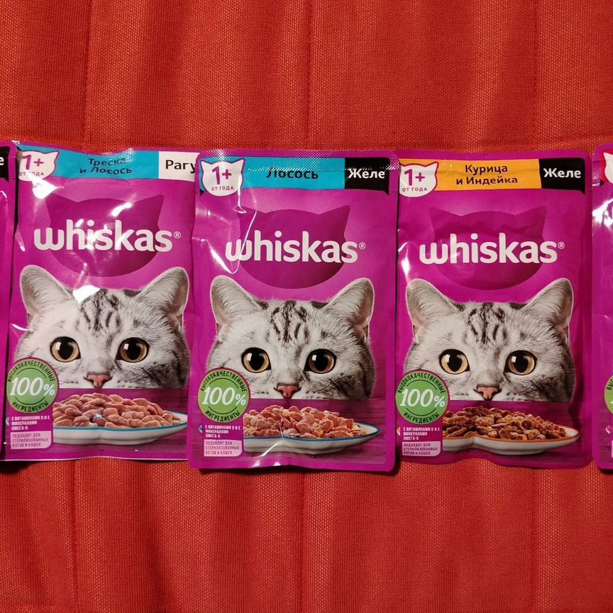 Влажный корм whiskas