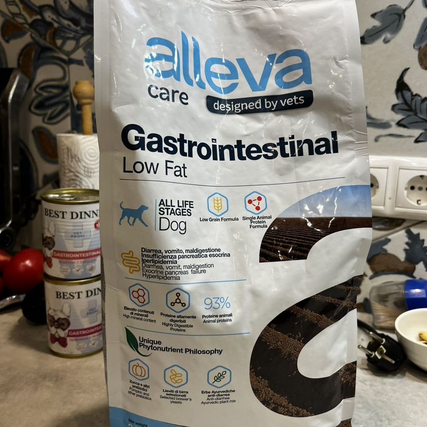 Alleva корм для собак gastrointestinal