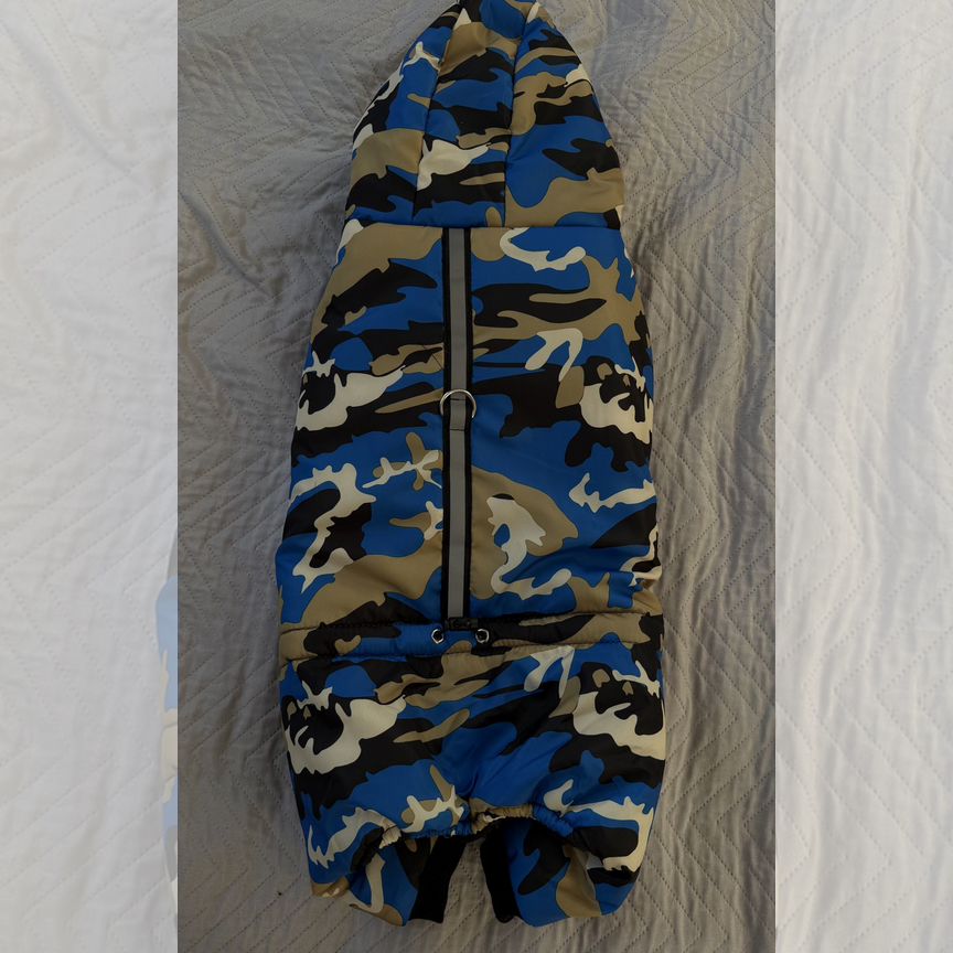 Зимний комбинезон для собаки утепленный флисом