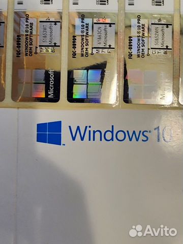 Windows 10 Pro - 10 штук купить в Москве | Электроника | Авито