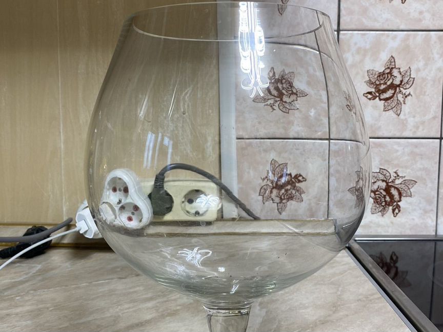 Аквариум MS.octopus бокал на ножке 5л