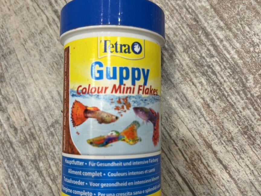 Корм для гуппи Tetra Colour mini flakes